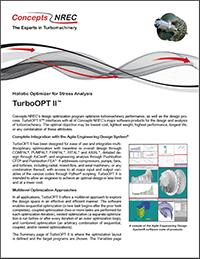 Integrated Turbomachinery Design Software (TurboOPT II) | Concepts NREC