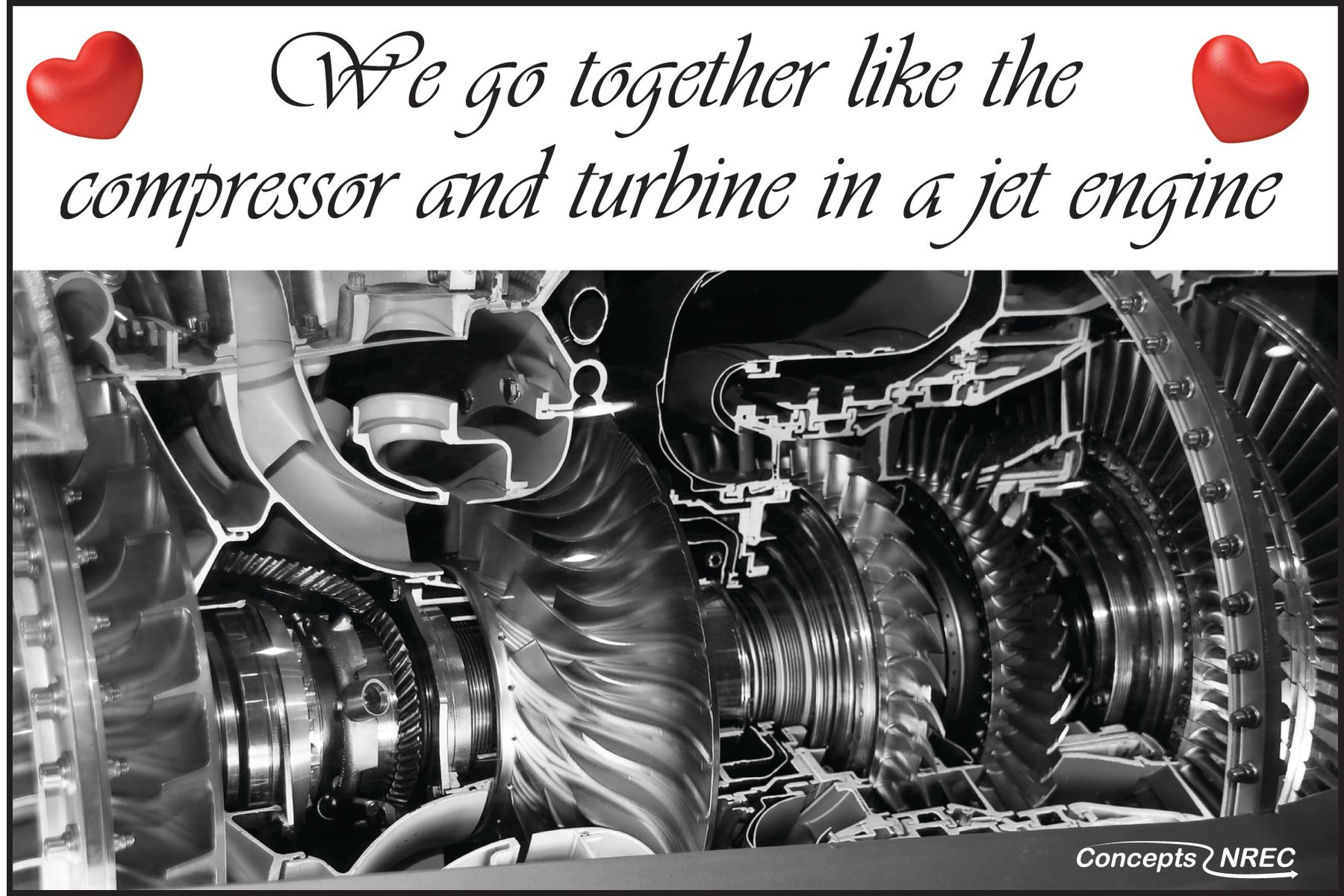7 Turbomachinery Themed Valentine’s Day Cards – Which is Your Favorite?